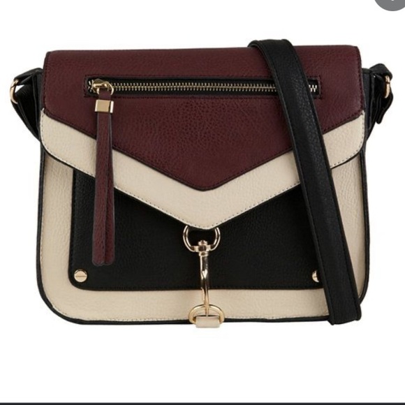 Call It Spring | Bags | Stiff Sided Handbag With Snap Closer Crossbody ...